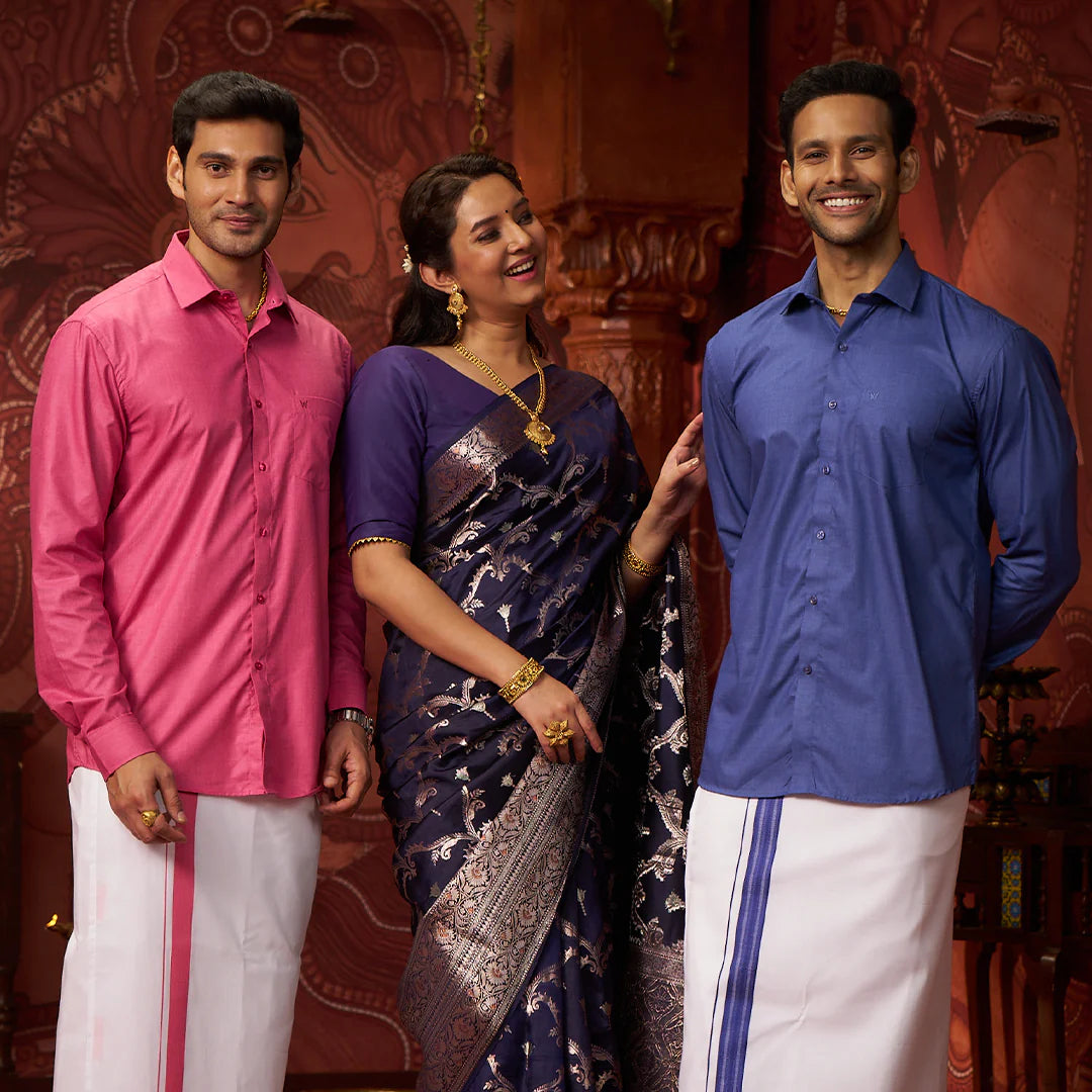 Buy Wedding Combo Set for Men's Online - Dhoti & Shirt Combo ...