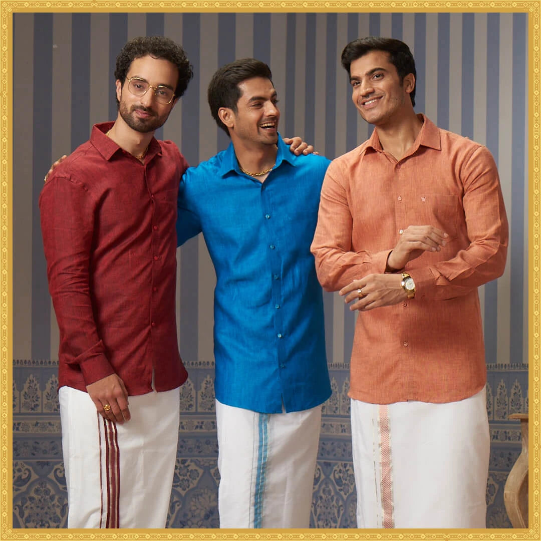 Buy Color Shirts for Men - Cotton, Linen, Satin Collection ...