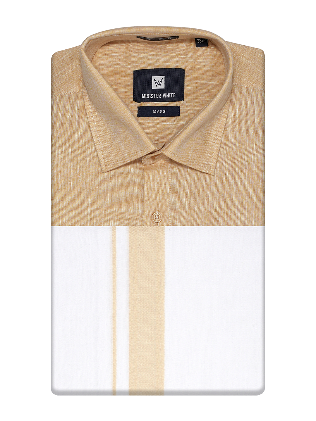 Elegant Sandal Shirt & Fancy Dhoti Combo for Men – ministerwhite.com