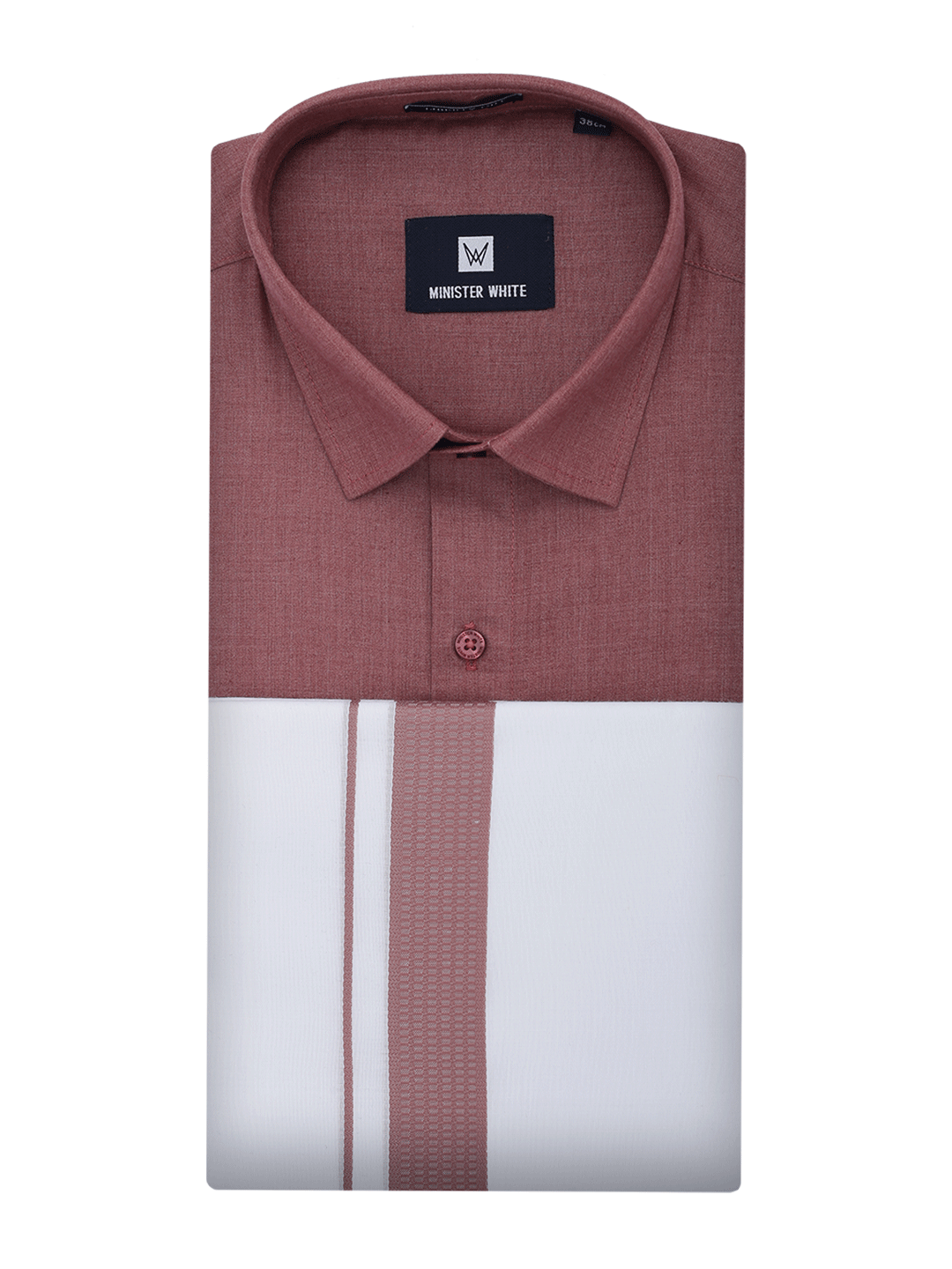 Maroon Shirt & Dhoti Combo - Traditional Menswear – ministerwhite.com