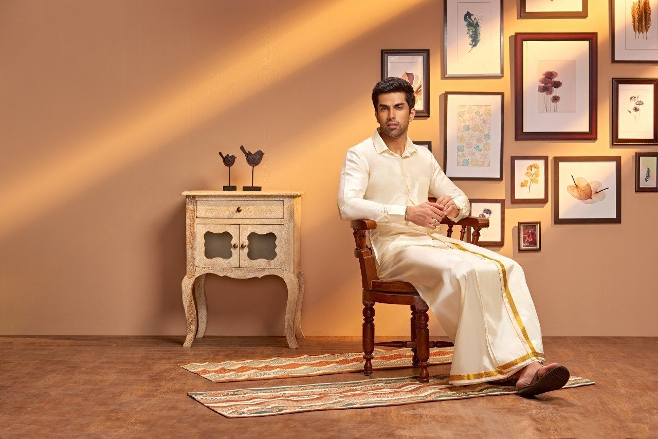 Buy South Indian Dhoti Online, Veshti Collection, Readymade Dhoti for ...